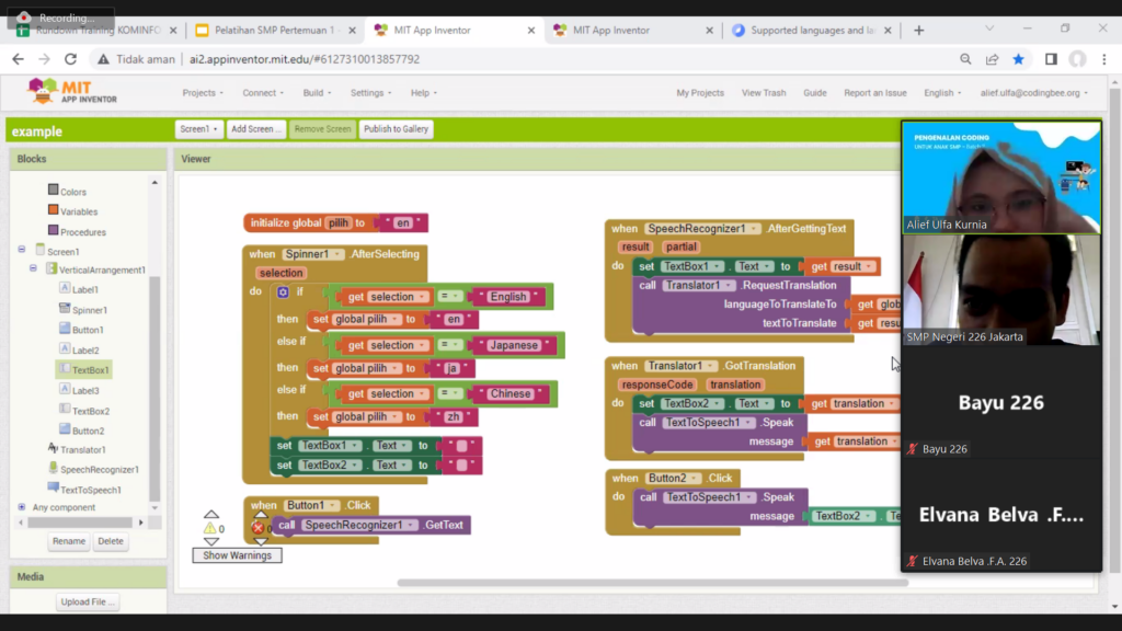 Ayo Ikuti Acara Pendidikan Terkini Kami | Coding Bee Academy
